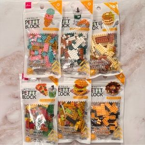 Daiso | Toys | Daiso Petit Block Food Bundle | Poshmark